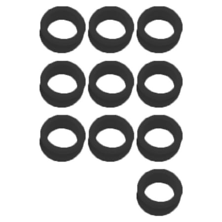 10 Pieces Barber Hair Scissors Finger Rings Shears Grips Inserts suit ...