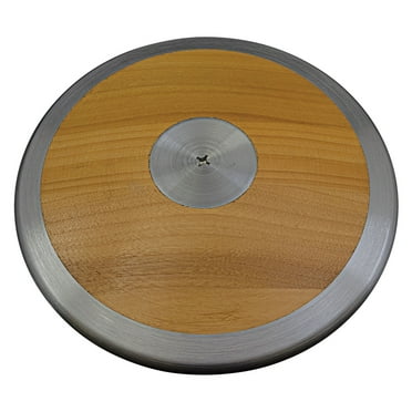 Cannon Sports Wood Discus, 1.6KG, Steel Rim, Track and Field Equipment ...
