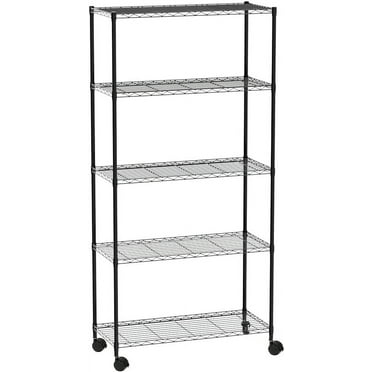 Wire Shelving Unit 6-Shelf Large Storage Shelves Heavy Duty Metal Wire ...