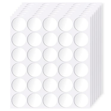 Worgeous 1600 pcs Clear Sticky Dots Double Sided Adhesive Stick Dots ...