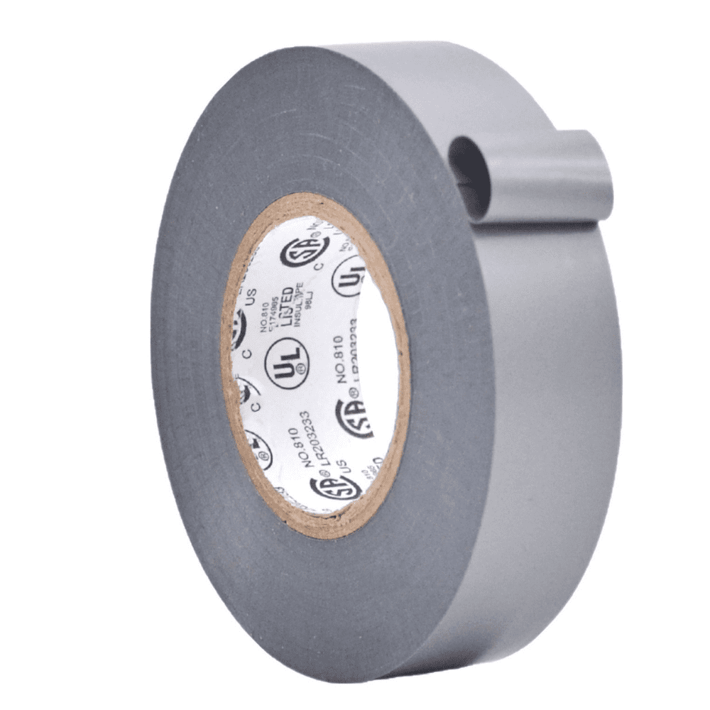 WOD Tape Gray Electrical Tape General Purpose 3/4 in. x 66 ft. High ...