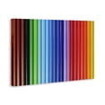 Stupell Industries Colored Pencil Lineup Canvas Wall Art, design by Tom ...
