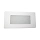 NICOR Lighting 10-Inch Textured Frosted Glass Recessed Step Lighting ...