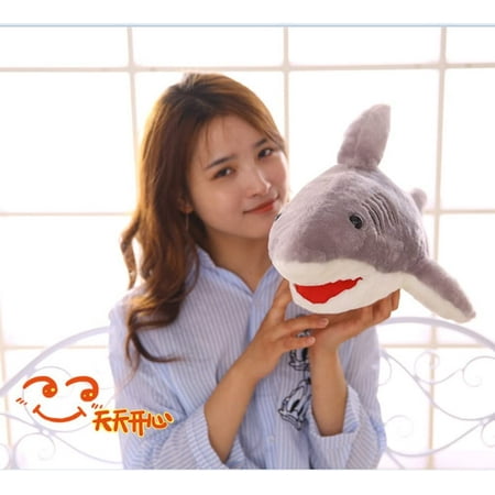 Stuffed Shark Plush Toy Creative Soft Jaws Shark Doll for Kids Birthday ...