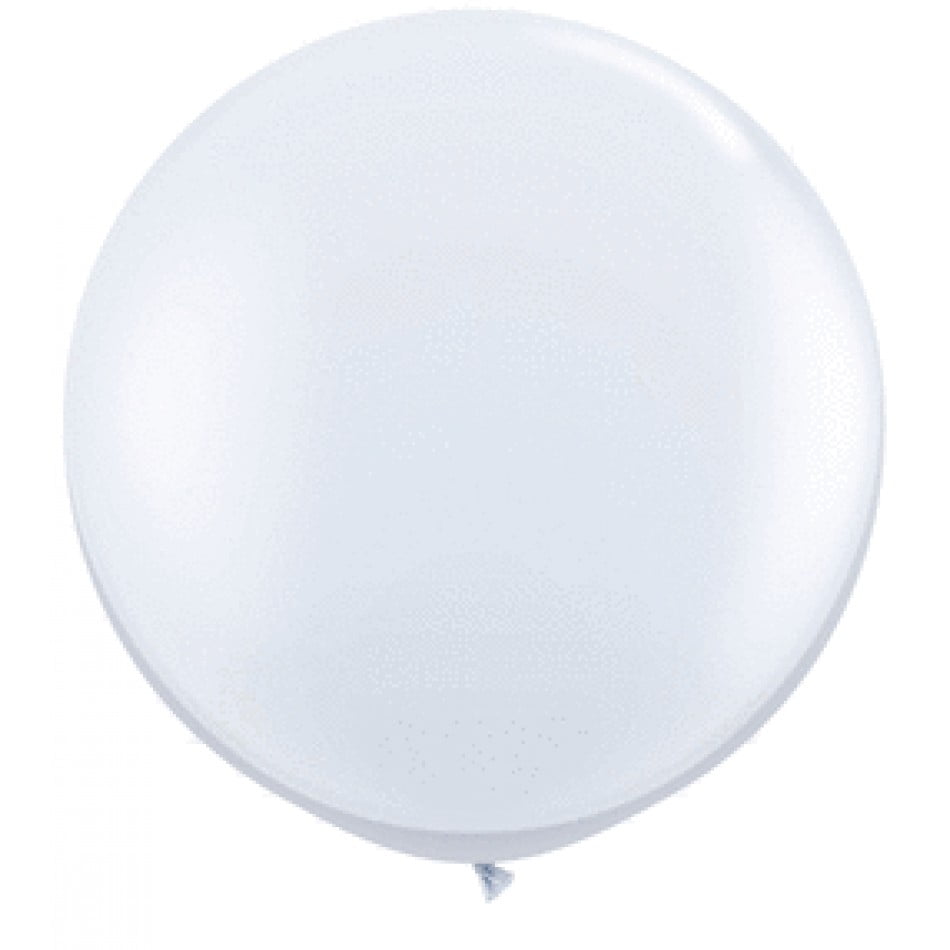 Koyal Wholesale Round Latex Giant Balloon (Pack of 2), 3', White ...