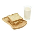 AeraVida Cute Toast Bread Shaped Native Natural Wood Hand Carved Plate ...