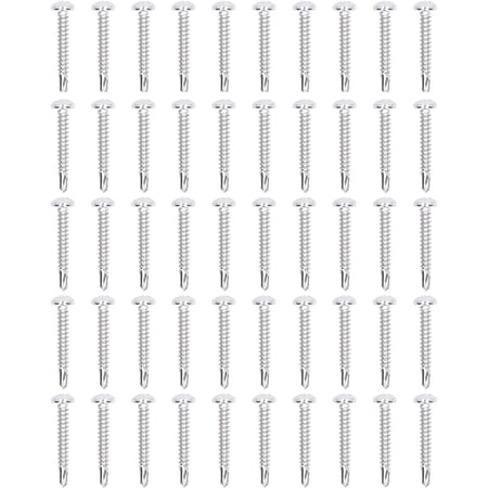 50PCS Round Head Drill Screw 304 Stainless Steel Self Drilling Screws ...