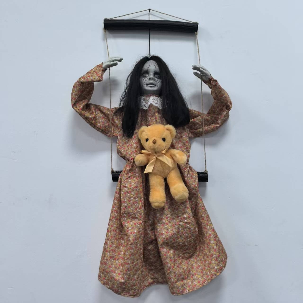 Unbranded Frederick The Floating Phantom Halloween Decoration - Sound Activated Led Animatronic Ghost For Yard  Party  And Haunted House