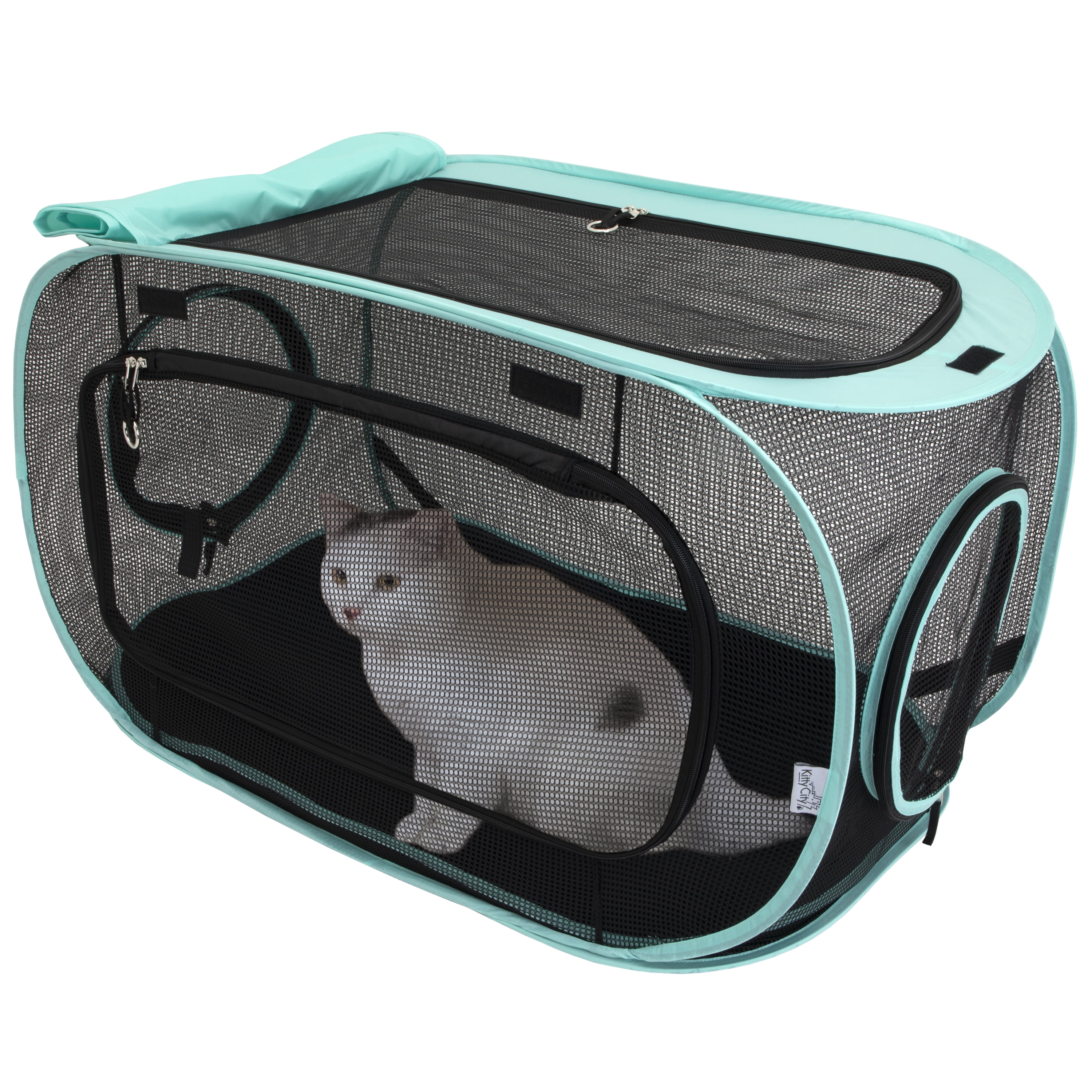 Kitty City Outdoor Play Kennel, Cat, Small Animal - Walmart.com