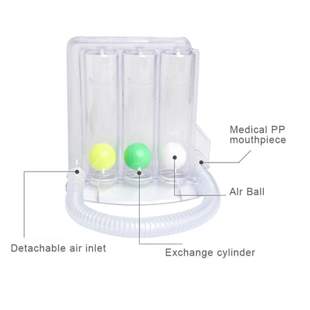 Enqiretly Capacity Breathing Trainer Incentive Spirometer Lung ...