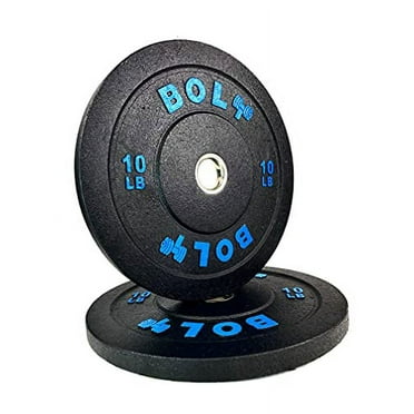GIKPAL 190lb 2-inch Olympic Weight Plates, Durable Recycled Rubber ...