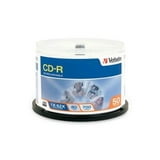 Verbatim 700MB 52X Recordable Burn Music CD-R, 50 Pack Spindle, Model ...