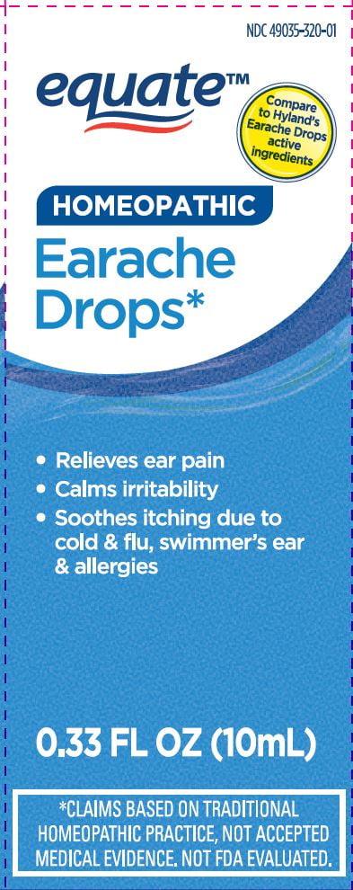 Equate™Homeopathic Earache Drops 0.33oz - Walmart.com - Walmart.com
