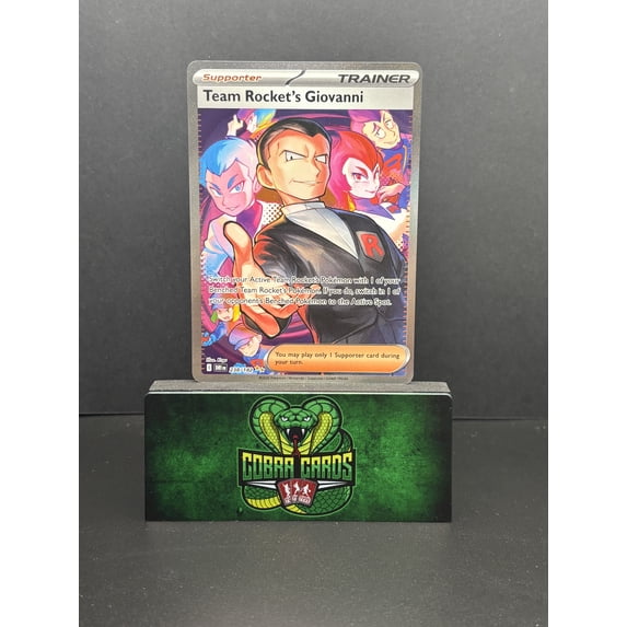 2025 Scarlet & Violet Destined Rivals Team Rocket's Giovanni Holo ...