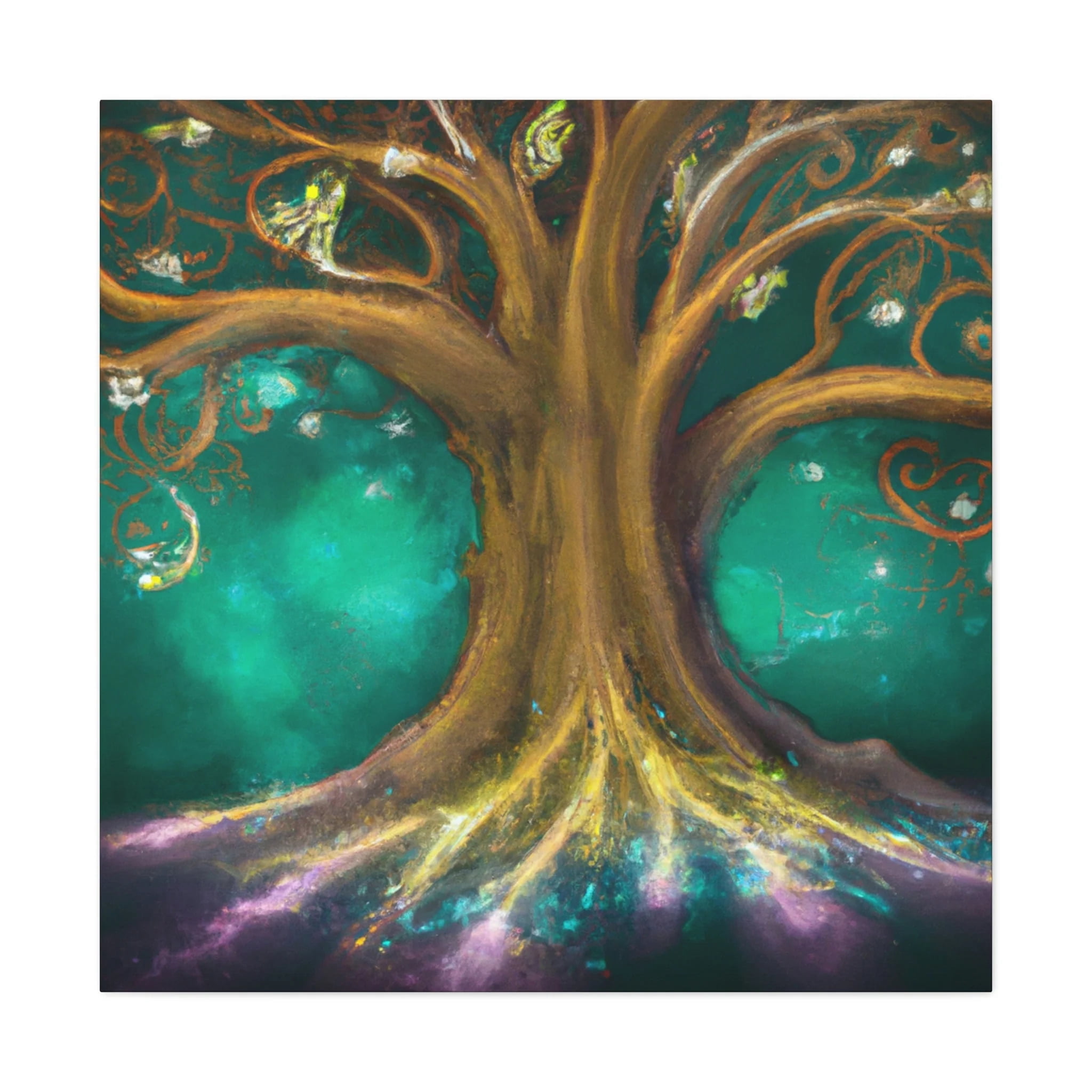 Elm in Steampunk Time - Canvas - Walmart.com