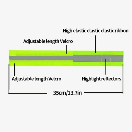 reflective wristband reflective arm band reflective elastic band night ...