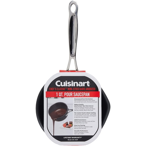 Cuisinart 635-16OP Chef's Classic antiadherente anodizado duro 1 cuarto ...