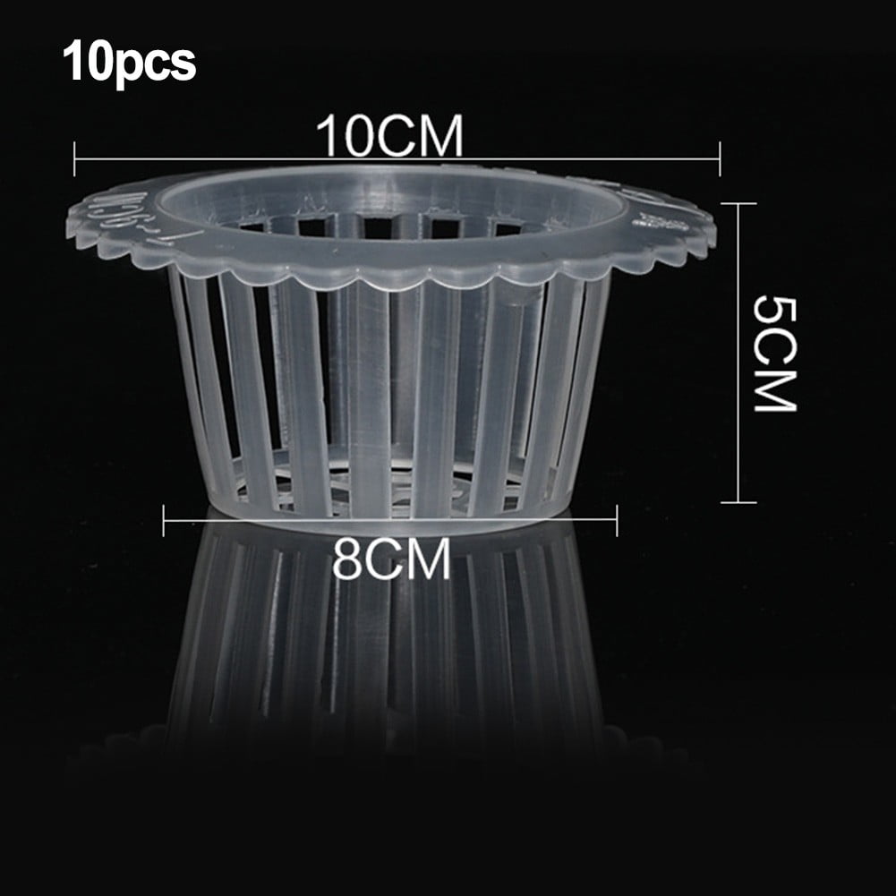 FANJIE Plastic Mesh Pot Net Cloning Basket Hydroponic Aquarium Insert ...