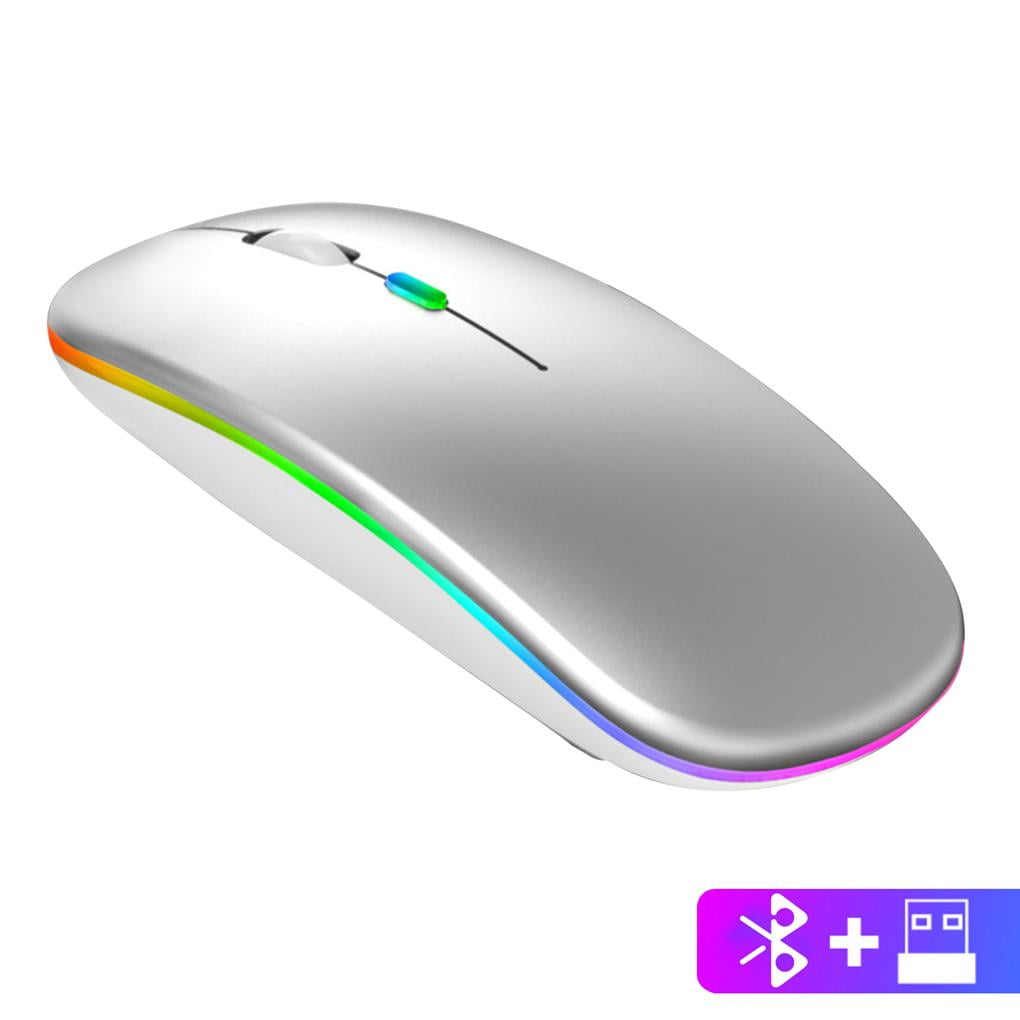 Linyer Rechargeable Wireless Mouse Computer Gamer Bluetooth Mouse ...