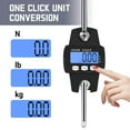 Digital Crane Scale, 300kg / 660lb Digital Hanging Scale with LCD ...