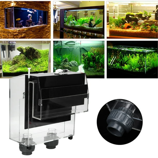 AMONIDA Acrylic Siphon Overflow Box, High Light Transmittance Overflow ...