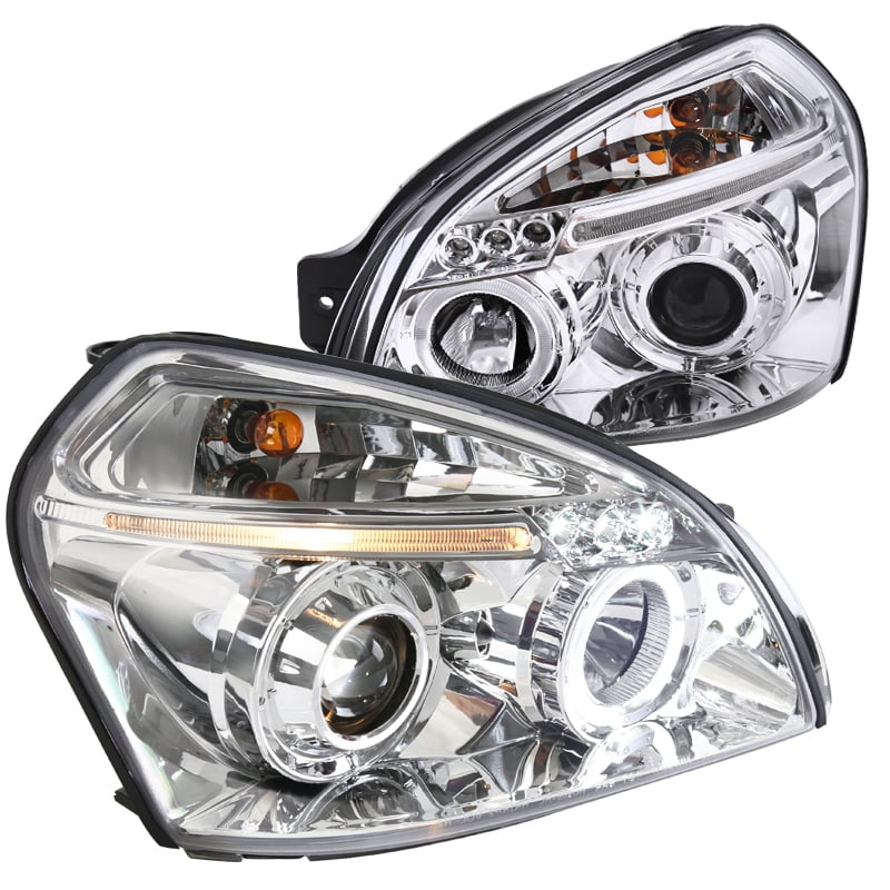 Spec-D Tuning For 2005-2009 Hyundai Tucson Led Halo Chrome Projector ...