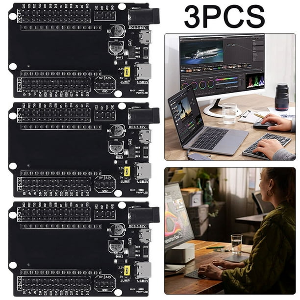 Placa expansión ESP32 tipo C + MICRO USB GPIO placa conexión 30 pines ... Placa expansión ESP32 tipo C + MICRO USB GPIO placa conexión 30 pines ...