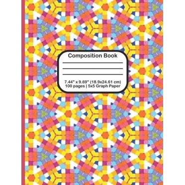 Graph Paper Composition Notebook: Quad Ruled 5x5, Grid Paper for ...