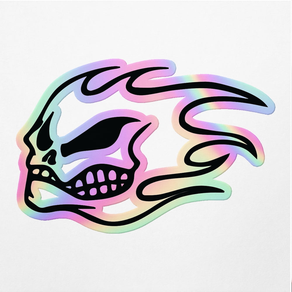 Vinyl Stickers Decals Of Skull Skeleton Illustration - Apply On Any ...