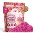 (6 pack) Snackathon Natural Dye-free Pink Sprinkles for Baking ...