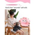 Cartoon plush Melody Kuromi KT cat Cinnamoroll semi-enclosed seat ...