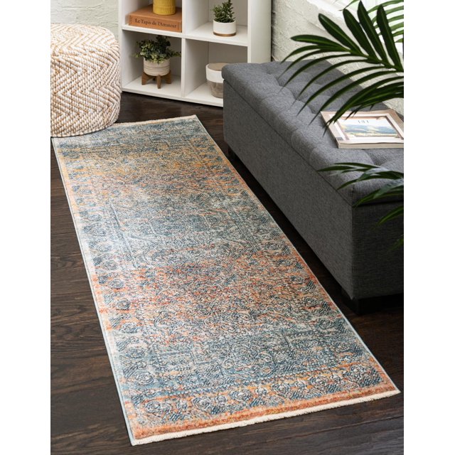 Rugs.com Newport Collection Rug – 2' x 4' Runner Multi Medium Rug ...