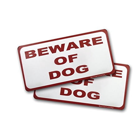 West Coast Curb-N-Sign Beware of Dog, 2 Signs Included (5X10) | Walmart ...