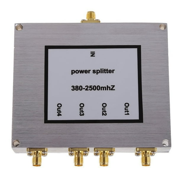 4 Way SMA Power Splitter 380Mhz-2500MHz,SMA Female Power Divider Signal ...