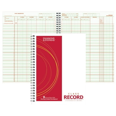 House of Doolittle Class Record Book, 9-10 Weeks, Blue, Pack of 2 ...