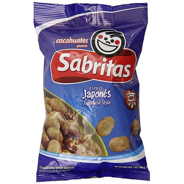 Sabritas Japanese Style Peanuts, 7 oz Bag - Walmart.com