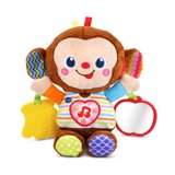 VTech Cuddle and Swing Monkey with Teether, Travel Toy for Baby ...