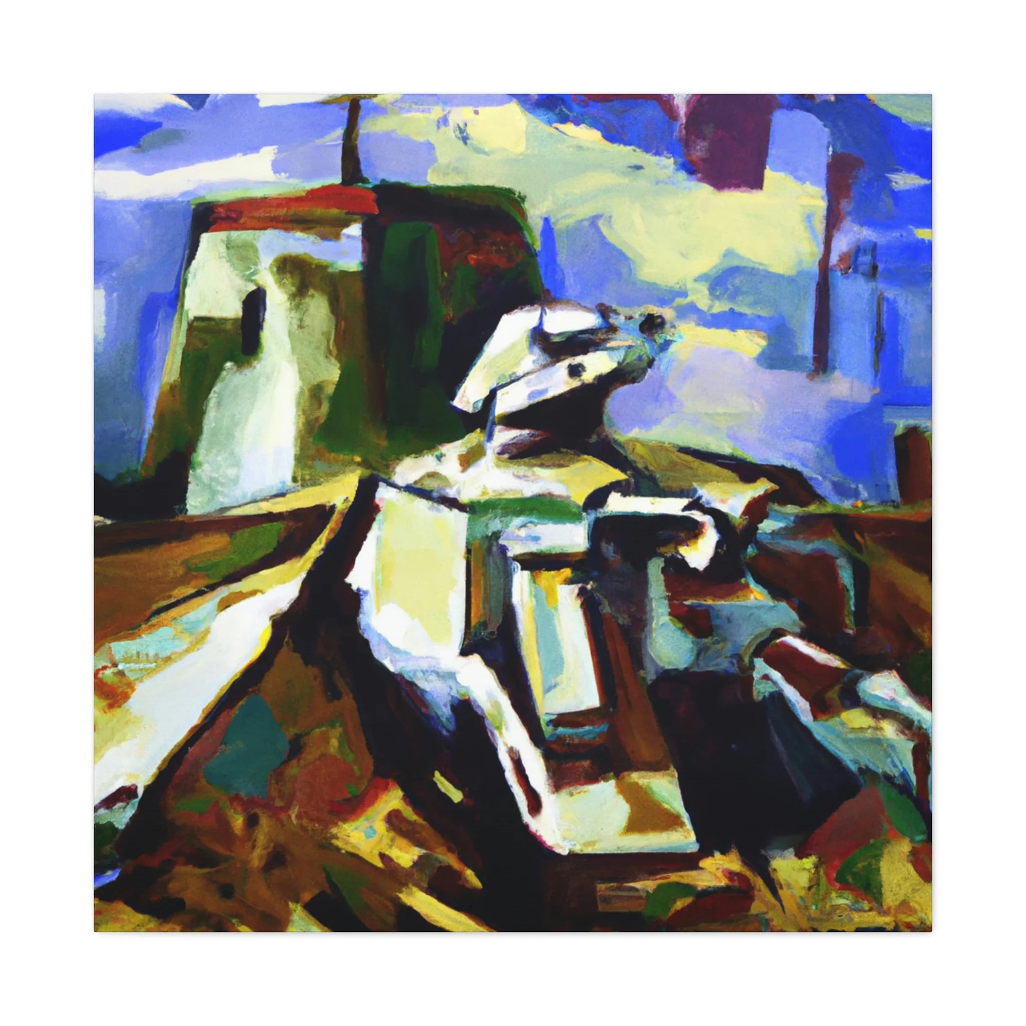 Tank Operator Reflection - Canvas - Walmart.com