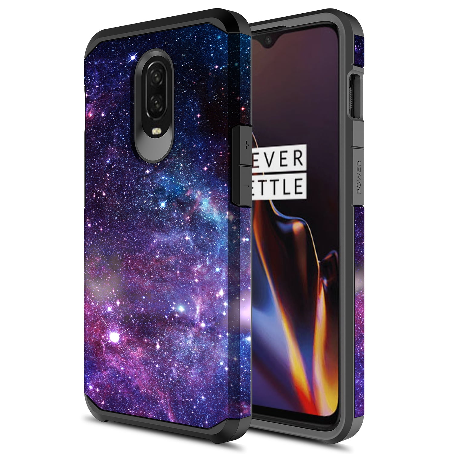 OnePlus 6T Case, Kaesar Slim Hybrid Dual Layer Shockproof Hard Cover ...