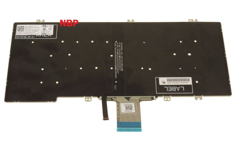 New Genuine Dell Latitude 5300 7300 US Backlit Keyboard (Frameless ...