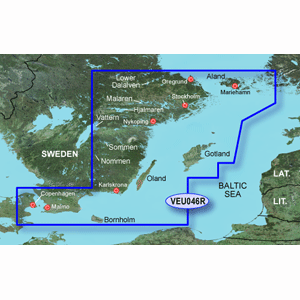 Garmin BlueChart® g3 Vision® HD - VEU046R - Öregrund, Åland to Malmö ...