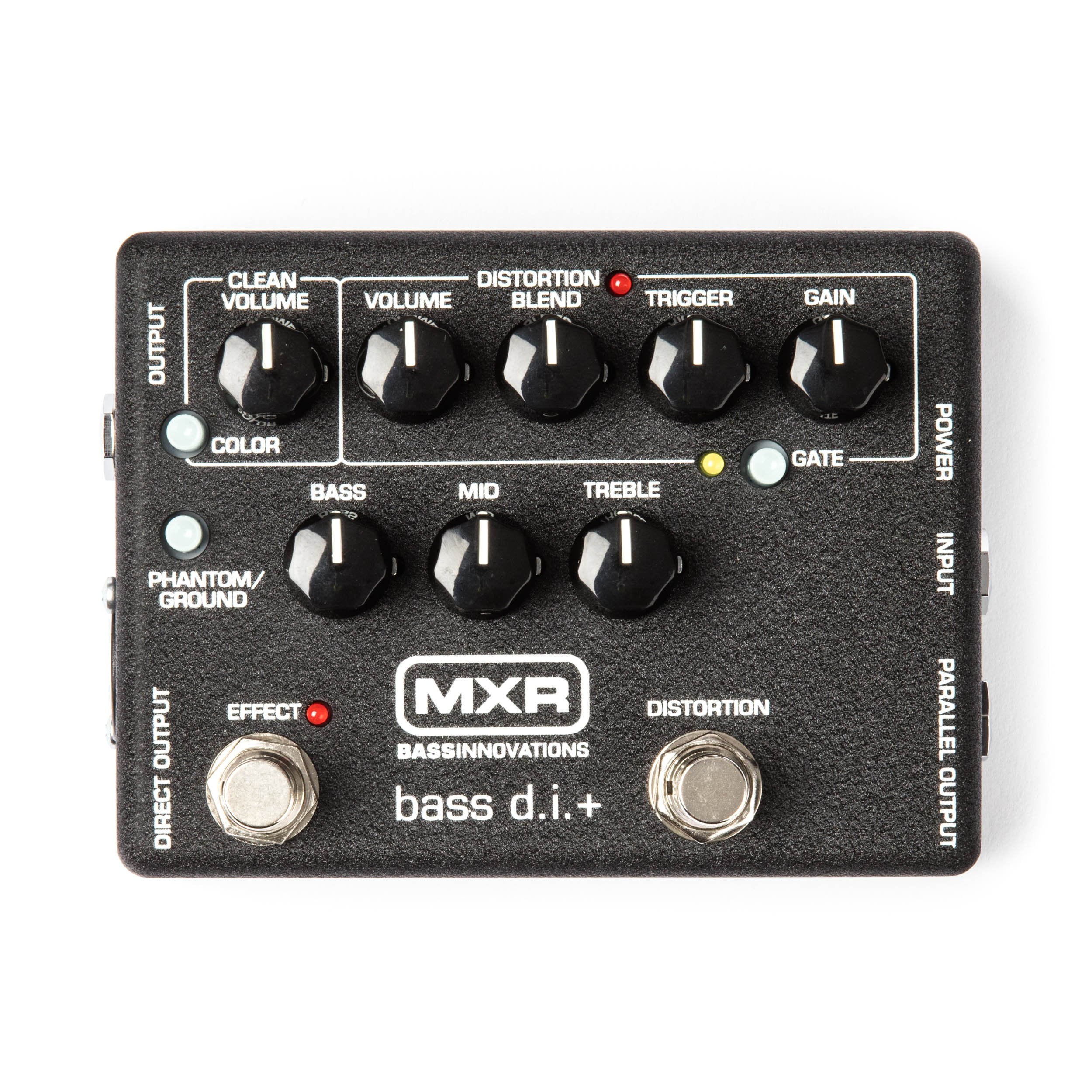 Pedal de preamplificador para bajo MXR M80 Bass D.I.+ con distorsión ...