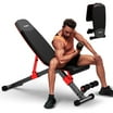 K KINGKANG Adjustable Weight Bench, Utility Gym Bench for Full Body Workout, Foldable, 800 Lbs ...