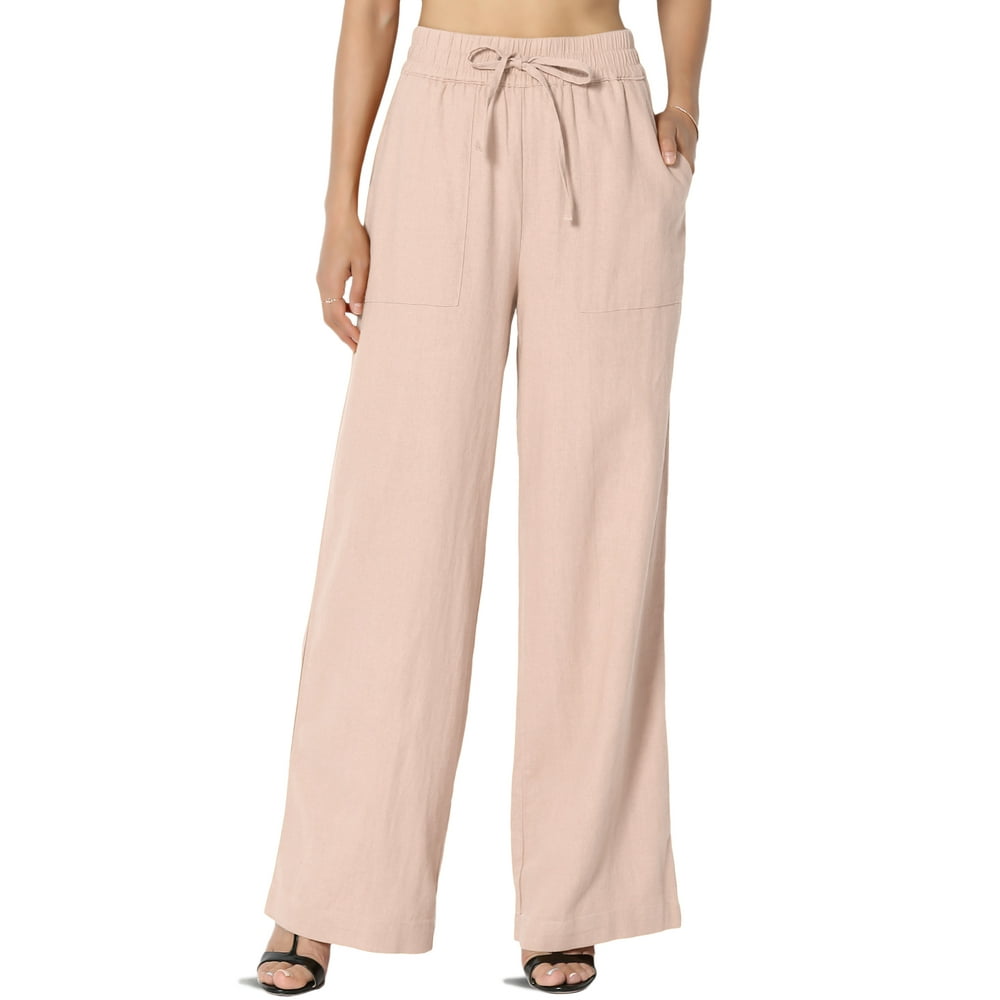 Themogan Themogan Womens S~xl Drawstring Elastic Waist High Rise