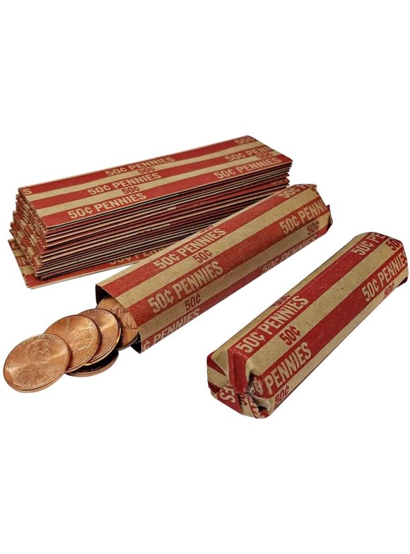 Coin Roll Wrappers in Money Handling - Walmart.com