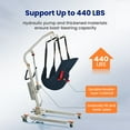 VOCIC Electric Patient Transfer Lift, Hydraulic Body Lift for Elderly ...