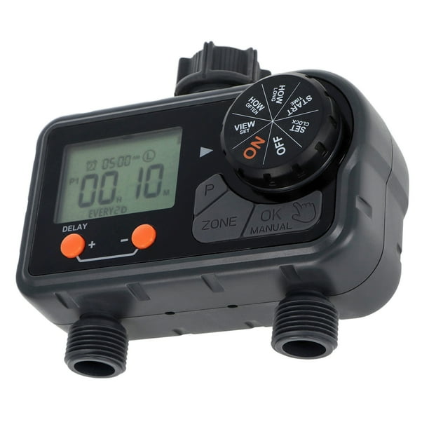 7Penn Water Hose Timer Programmable 2 Zone Water Timer for Garden Hose ...