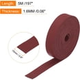 Flat Leather Cord,197 Inch 15mm String PU Faux Strips Strap,[for ...