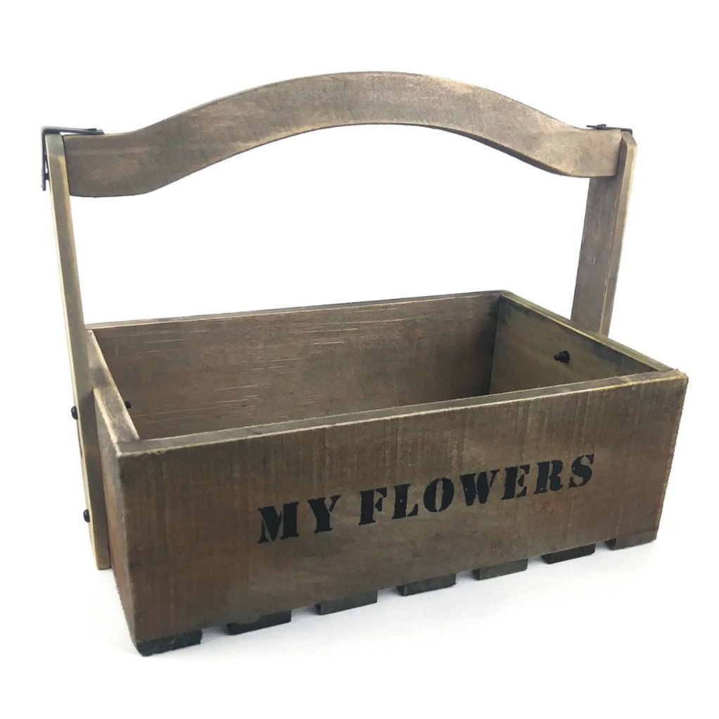 Wooden Garden Tool Box - Walmart.com