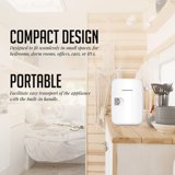 OVENTE Mini Fridge, 4L Capacity Fits 6 Can Beverages, Portable Personal ...